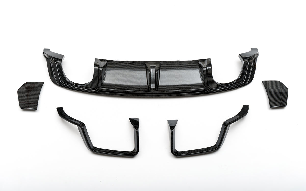 AUDI TTRS 8S 2019+ CARBON PERFORMANCE REAR DIFFUSER - FACELIFT – DARK ...