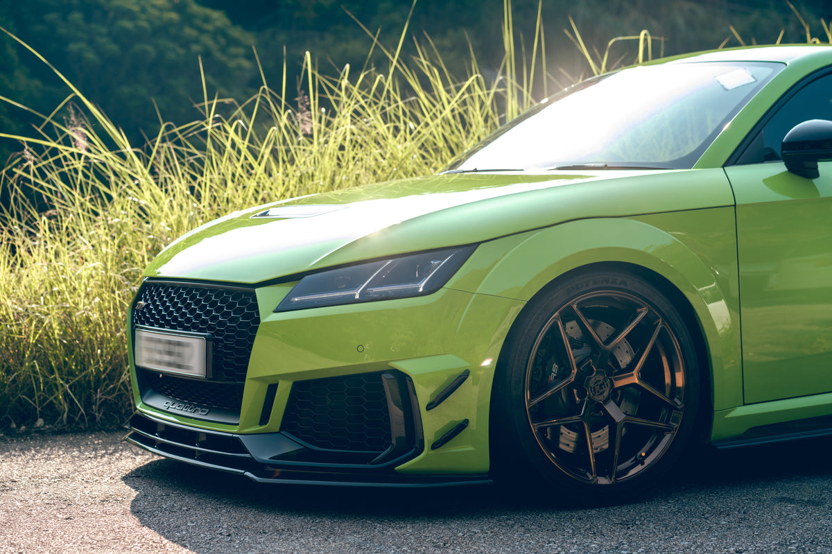 AUDI TTRS 8S 2019+ DM CARBON PERFORMANCE FRONT SPLITTER AND CANARD ...