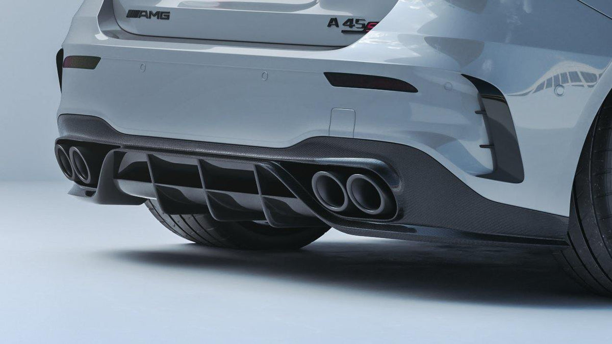 A 45S REAR DIFFUSER – DARK MATTER CARBON